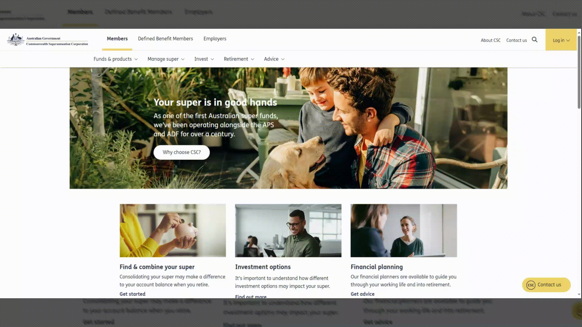 CSC website changes July 2024