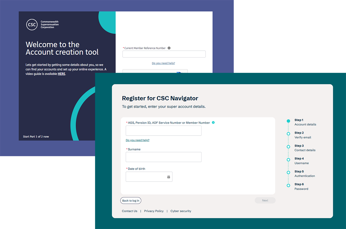 Improvements to CSC Navigator